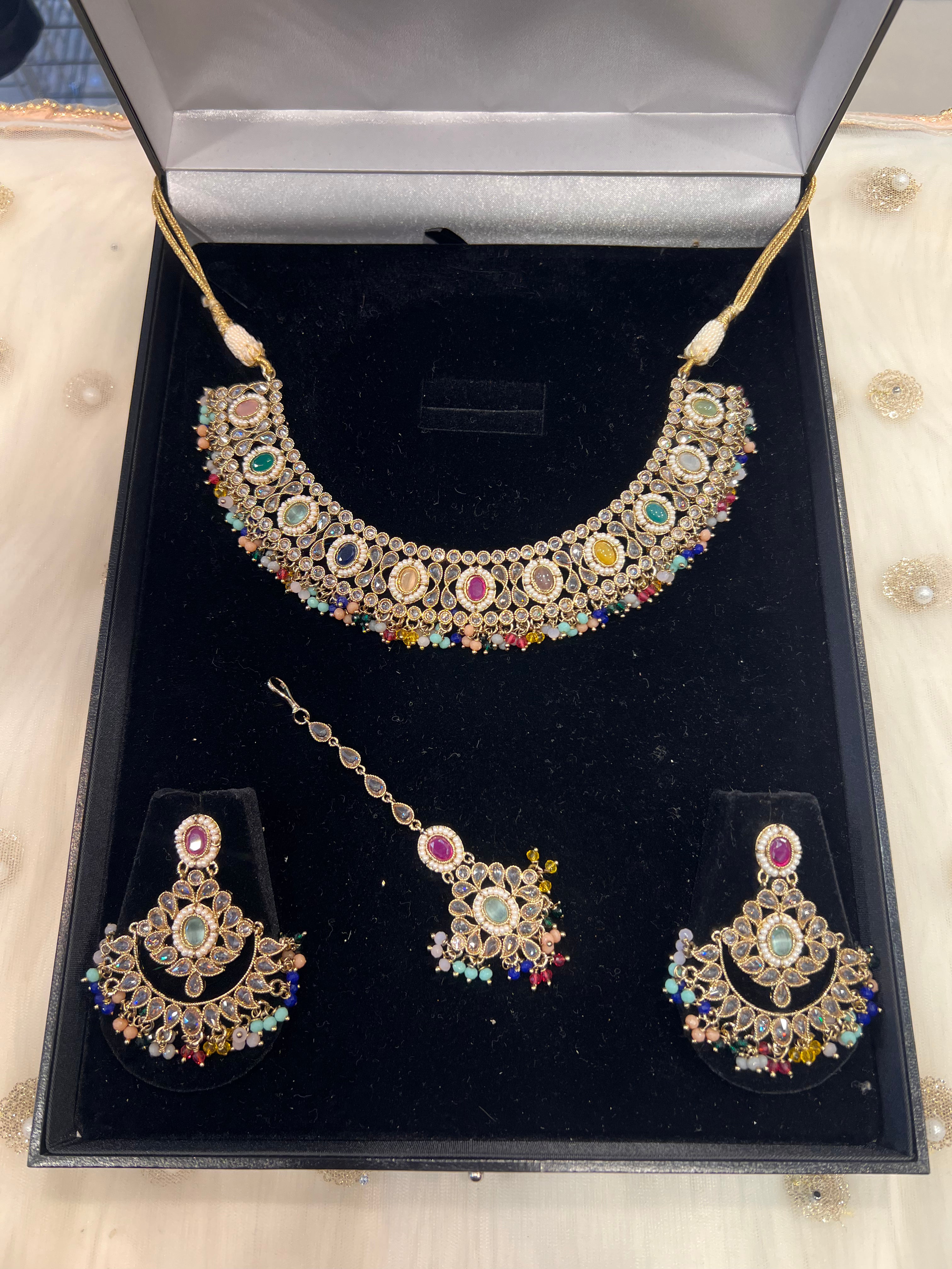 ISHA - Gold/Multi – Kundan Jewellery